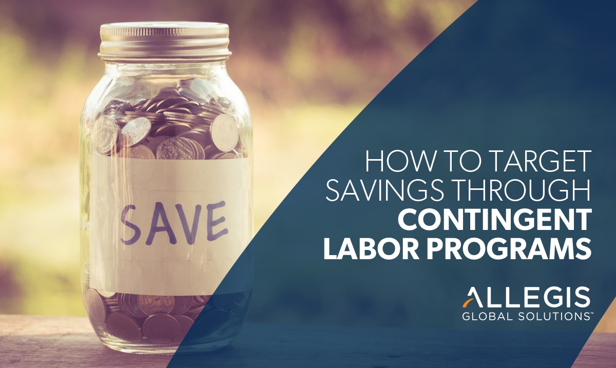 How to Target Savings through Contingent Labor Programs